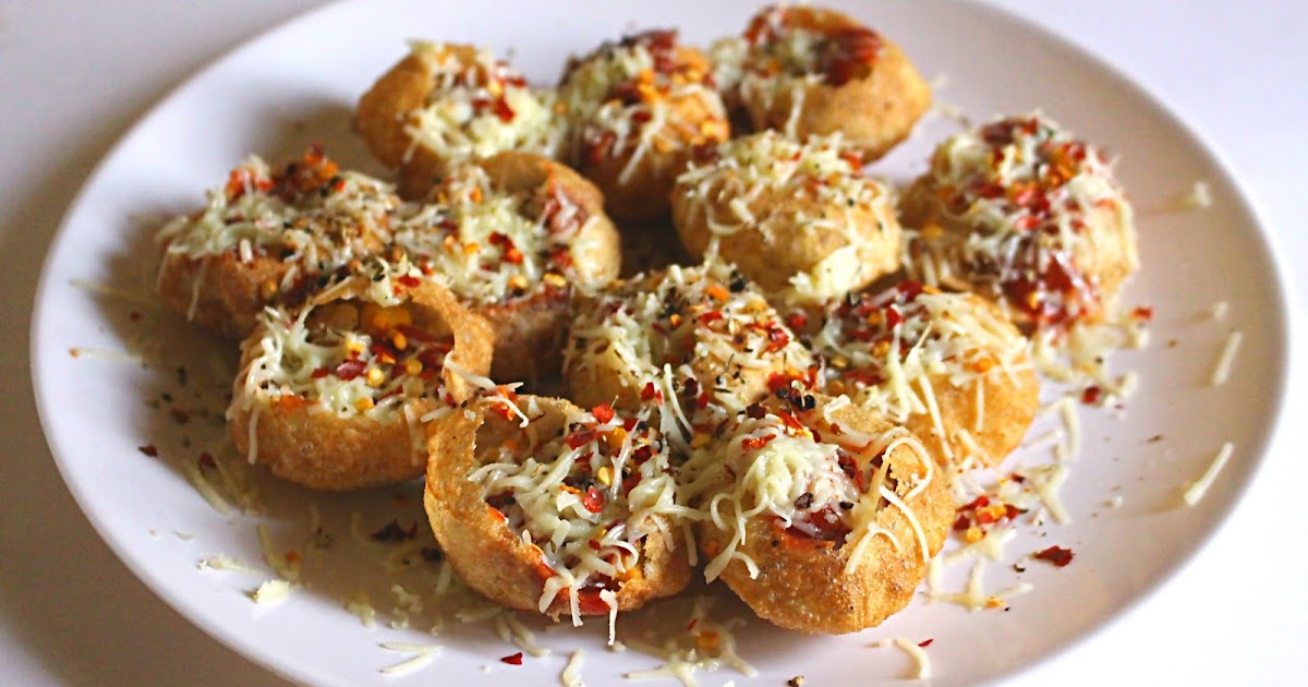 Street Food Series: Pizza Pani Puri/ Pizza Puchka