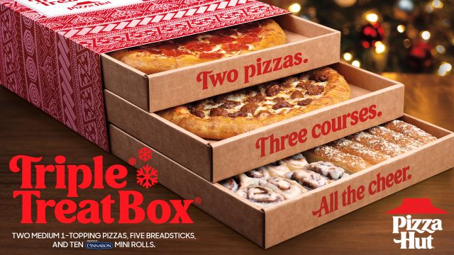 Pizza Hut Brings Back Triple Treat Box for 2020 Holiday Season