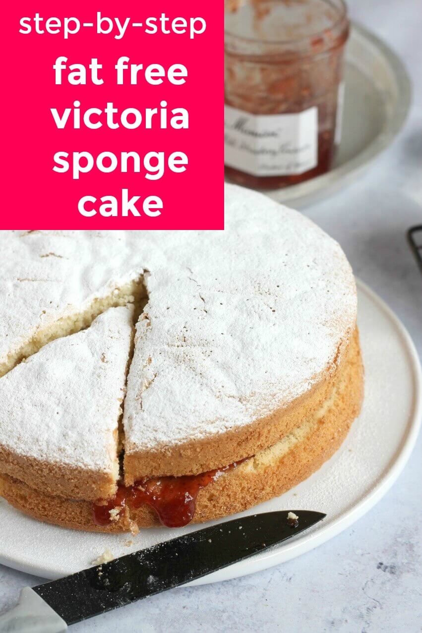 Fat Free and Reduced Sugar Sponge Cake - A Cornish Food Blog | Jam and ...