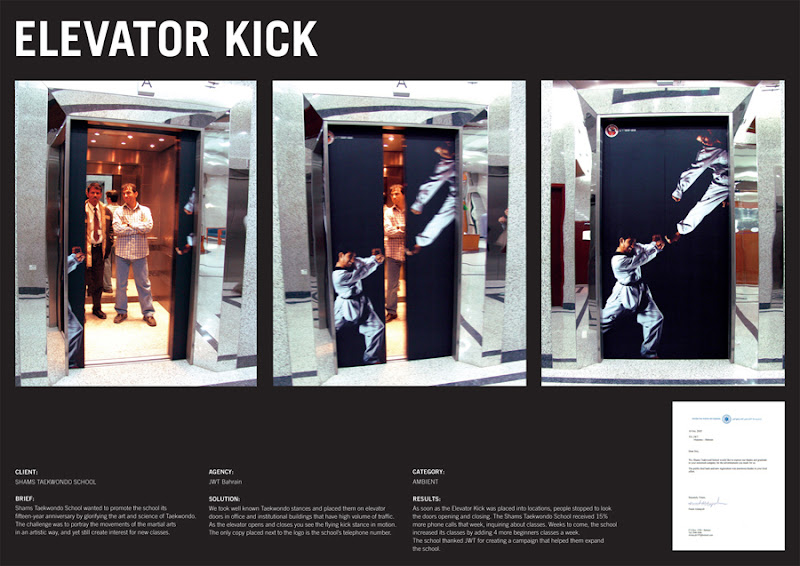 Simply Creative: Clever and Creative Elevator Advertising