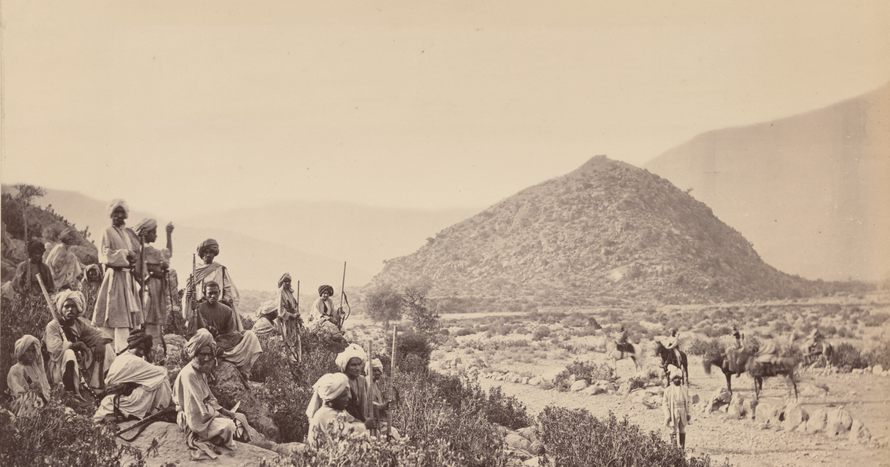Afridi tribesmen at the Kohat Pass | History of Pashtuns
