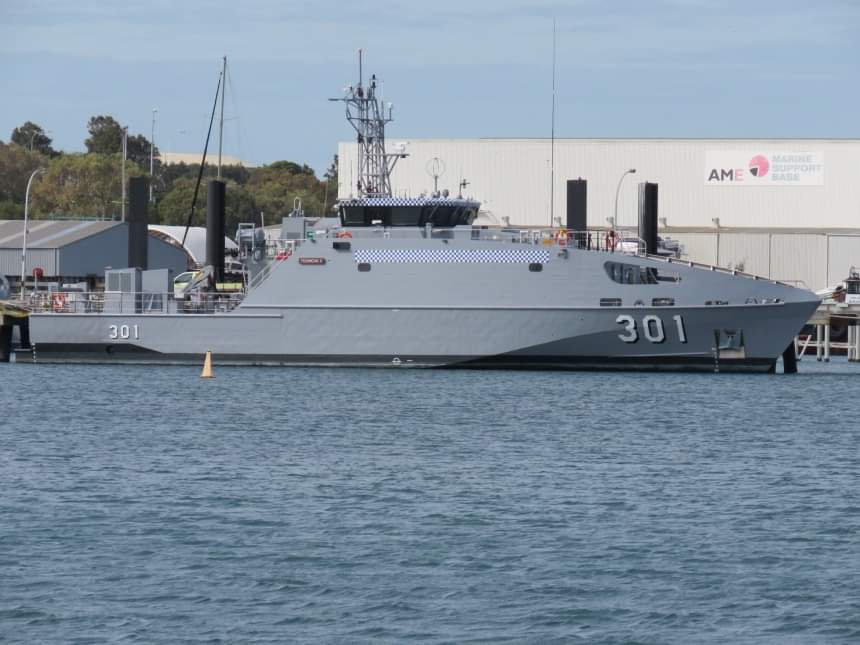 Kiribati receives new Guardian-class patrol boat from Australia - Asia ...
