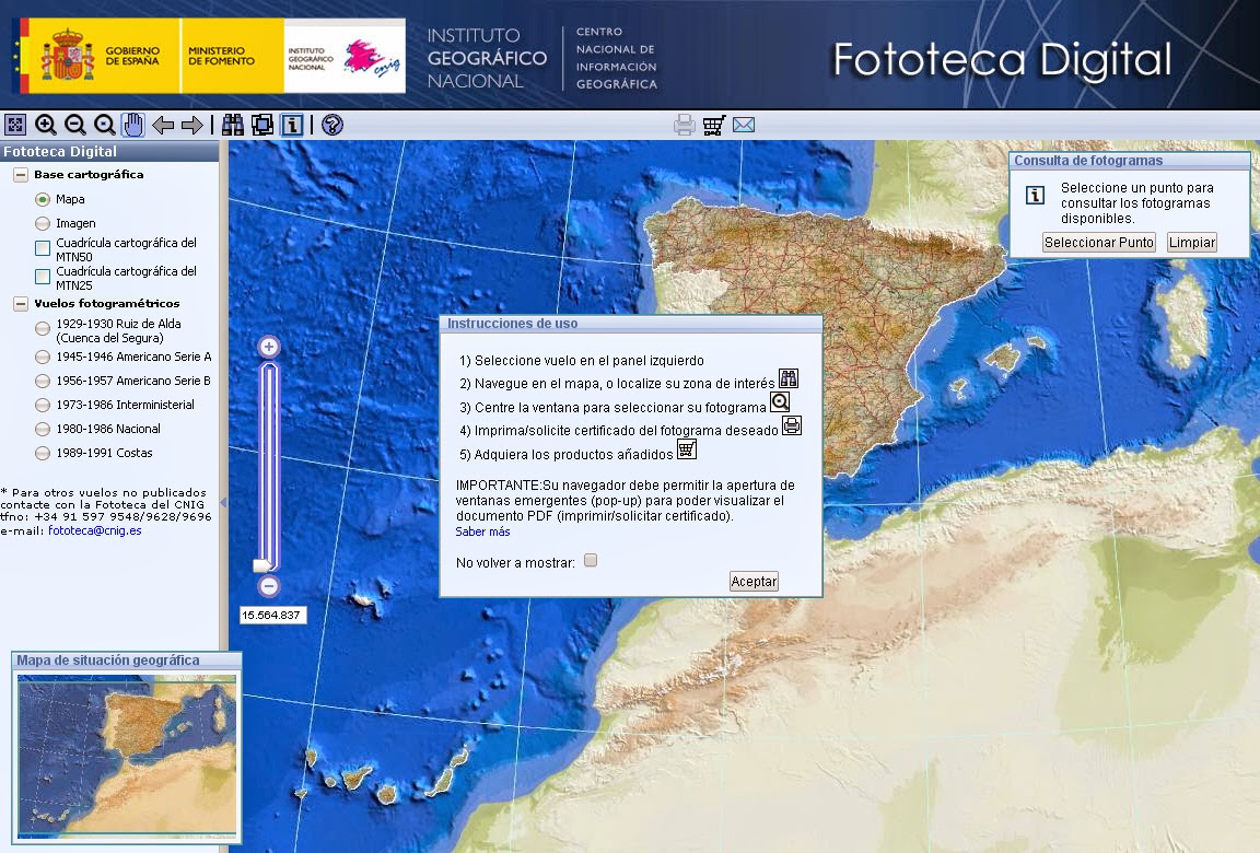 Cartografía Digital: Nuevo vuelo en Fototeca Digital IGN.