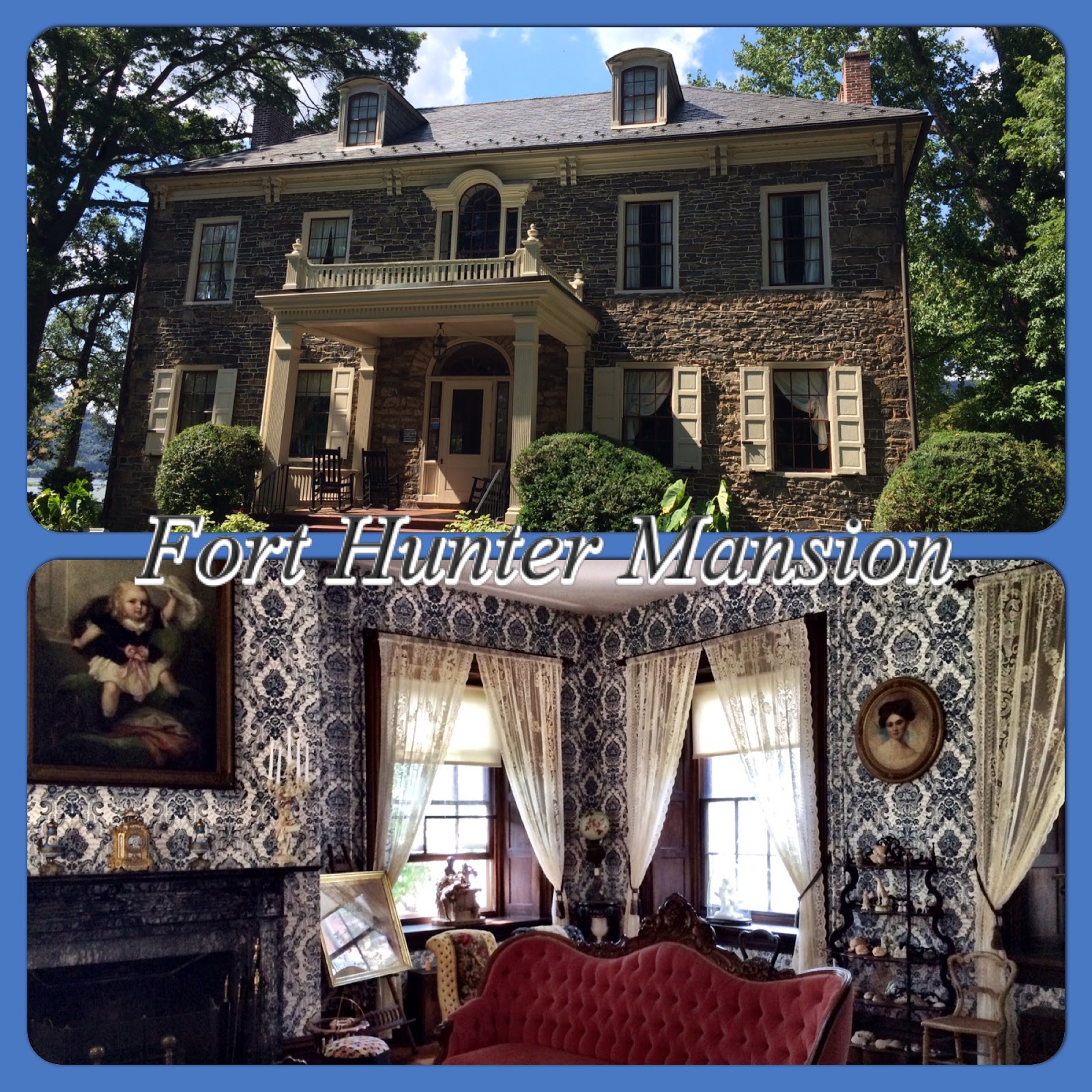 Evan and Lauren's Cool Blog: 8/13/15: Fort Hunter Mansion Tour