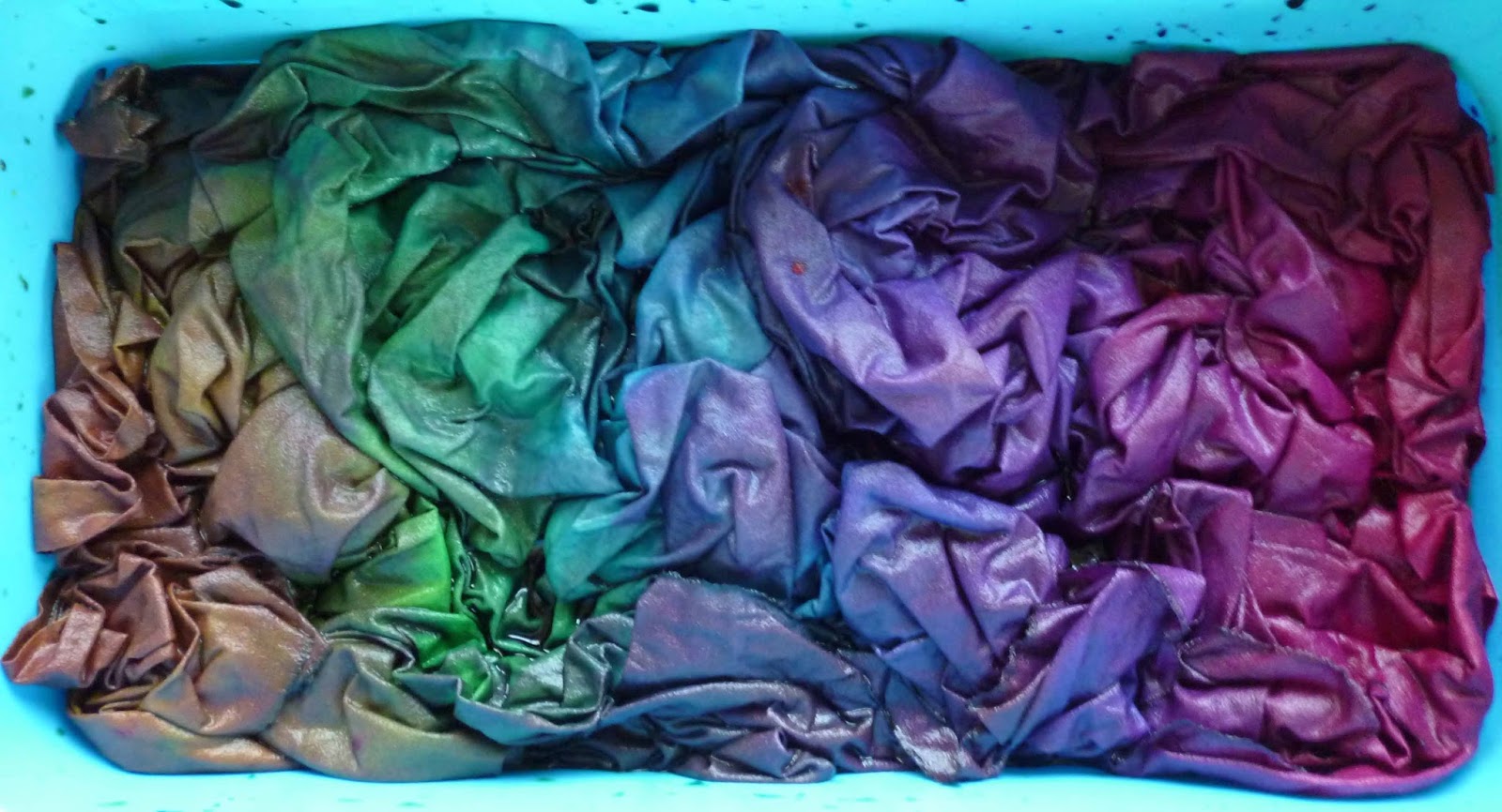 sew sew art: a dyeing project