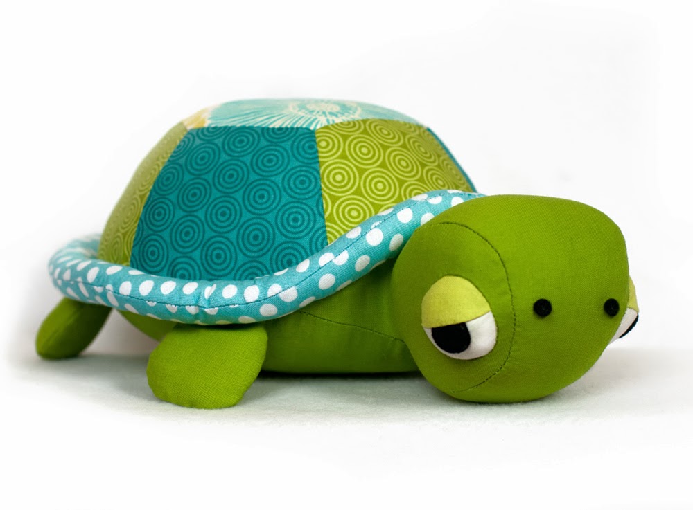 Toy Patterns by DIY Fluffies : Turtle tortoise toy sewing pattern