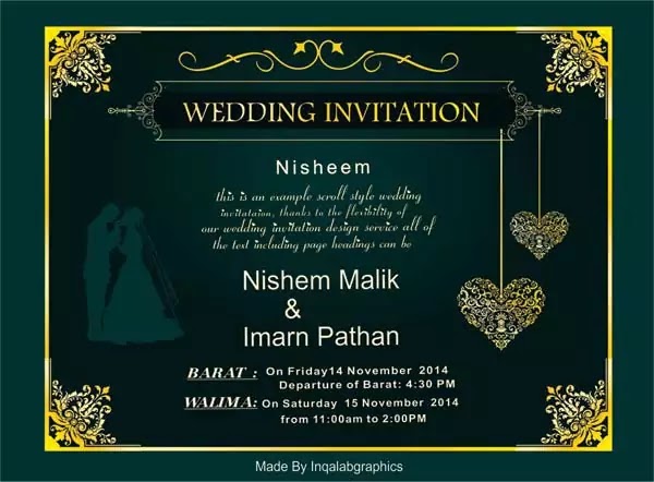 Wedding Invitation Card Designs Free