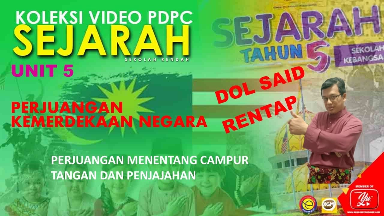 TAJUK : SEJARAH TAHUN 5 PERJUANGAN MENENTANG PENJAJAH DOL SAID DAN ...