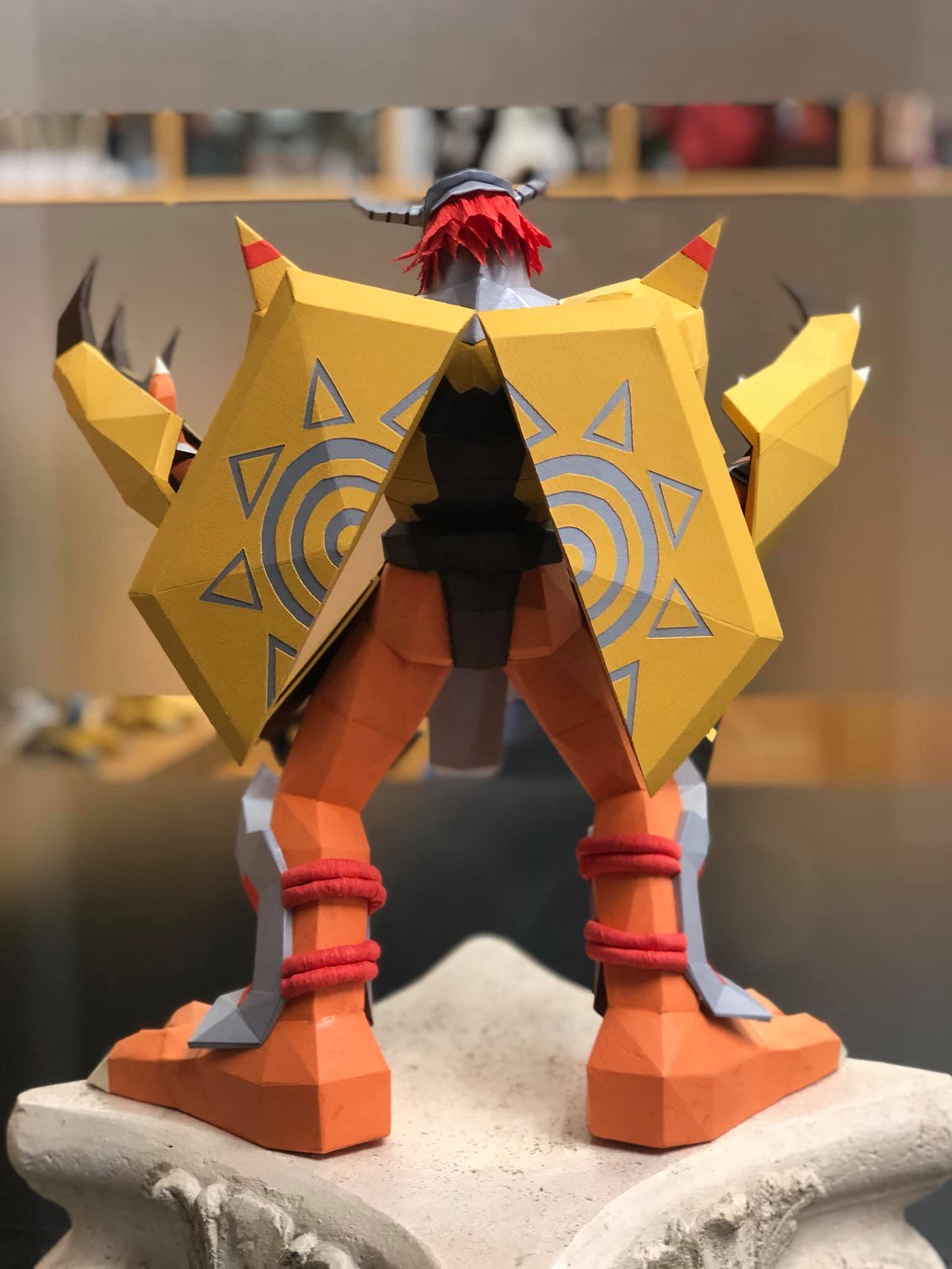 [Free Template] Digimon Papercraft: Wargreymon and Wargreymon X - Brian ...