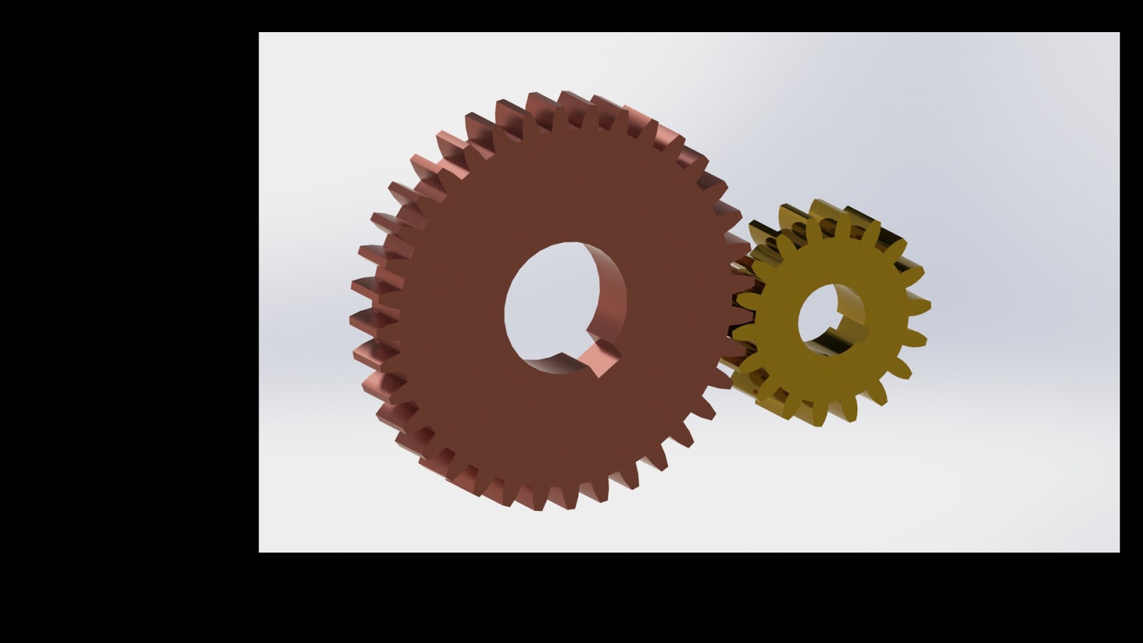 gear simulation step stl file for 3D printing and Analysis