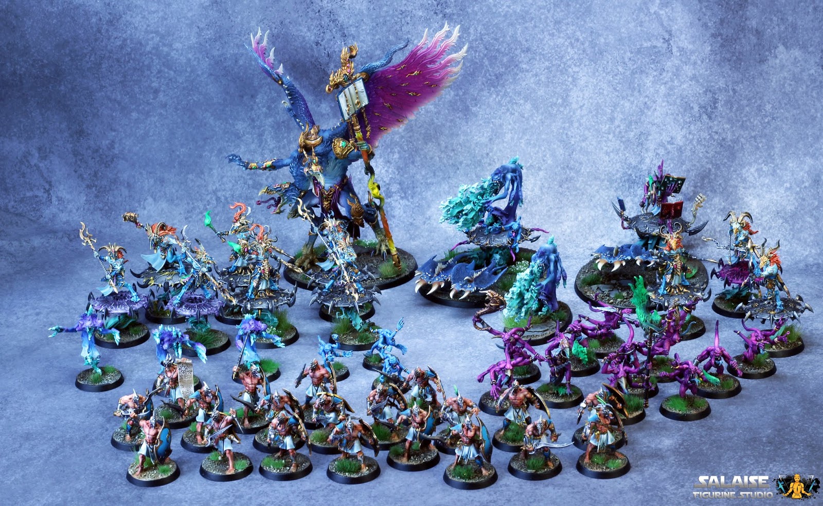 [Painting commission] Armée Tzeentch, aos. #3