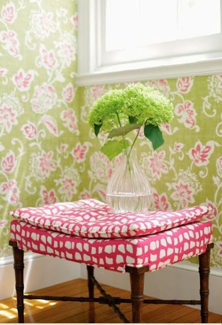 Eye For Design Decorating Your Home With The Pink Green Combination