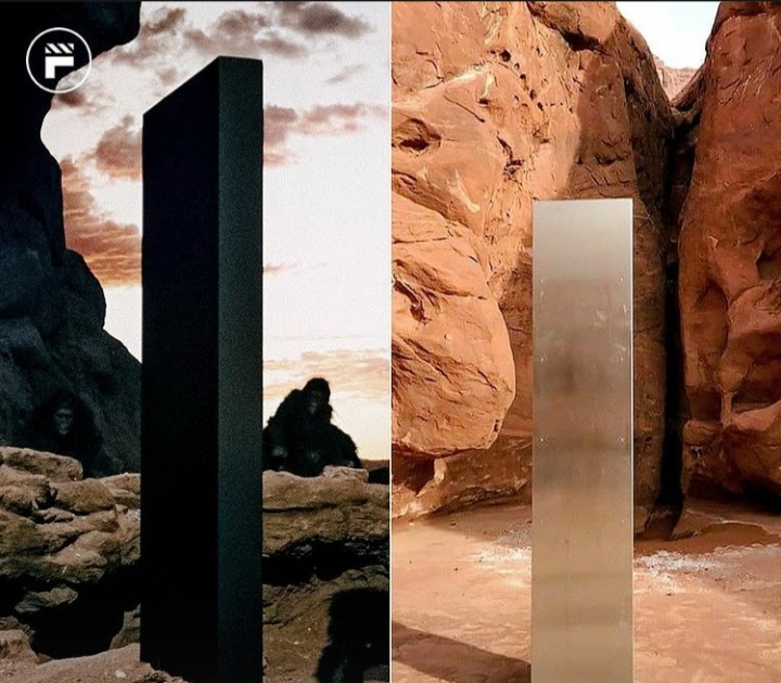 Appearance of mysterious Monolith