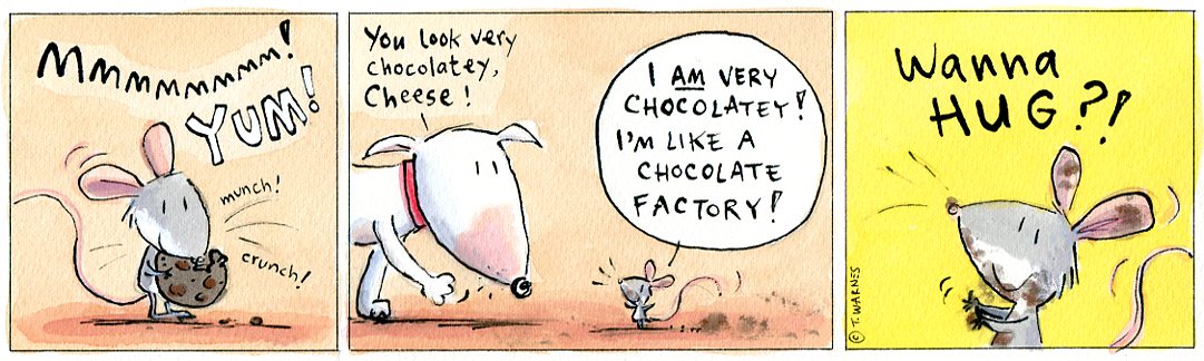 Chalk & Cheese Comics: Snack time