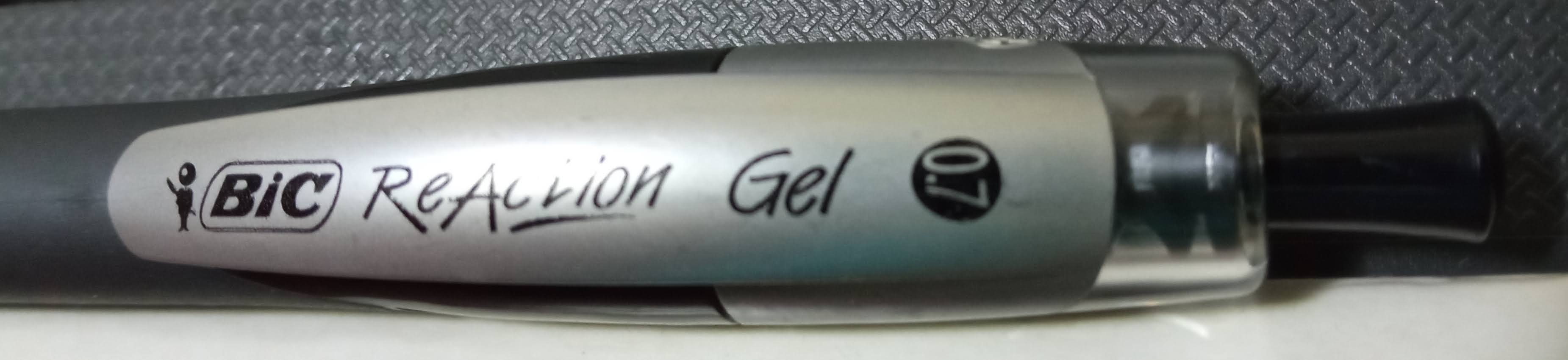 Solo Lapiceros: BIC - ReAction Gel (0.7mm)