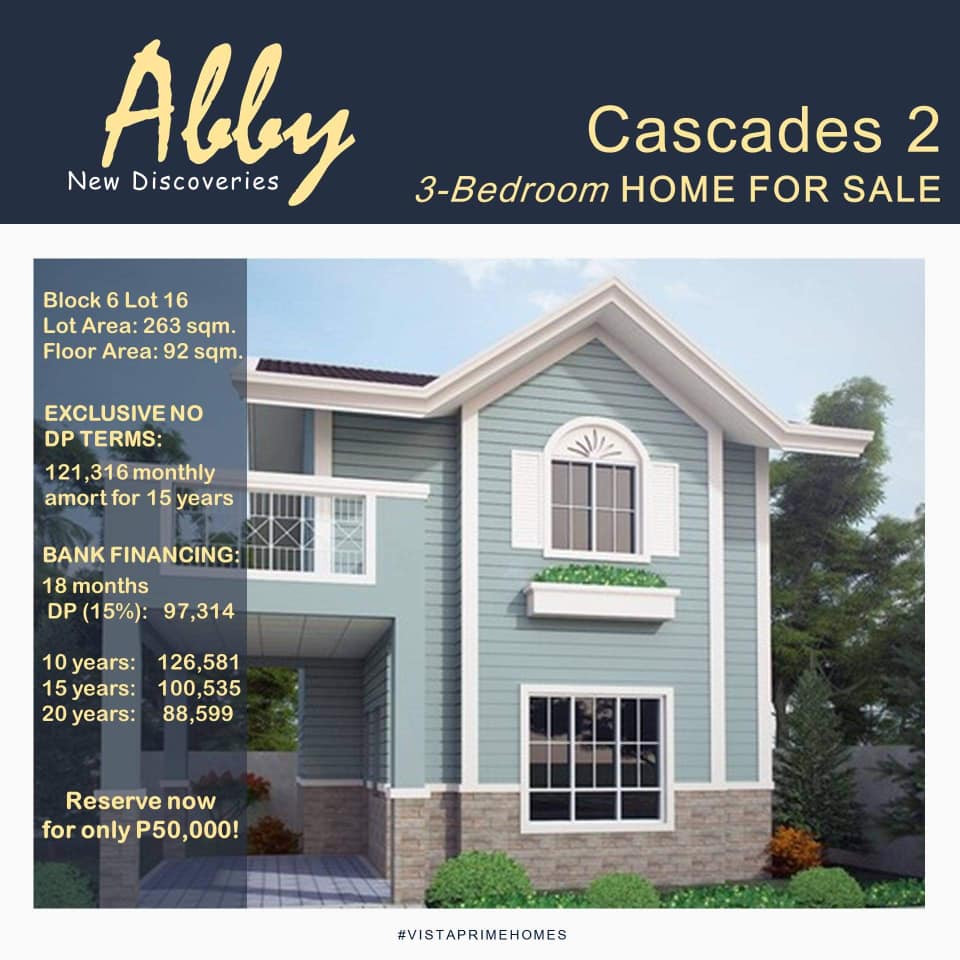 Amazing RFO: Vista Prime Homes