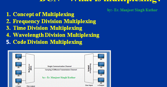 Multiplexing - Date Communication and Computer Network