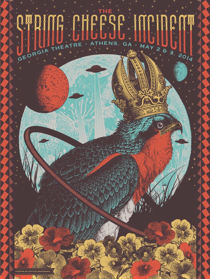 INSIDE THE ROCK POSTER FRAME BLOG: String Cheese Incident Athens Poster ...