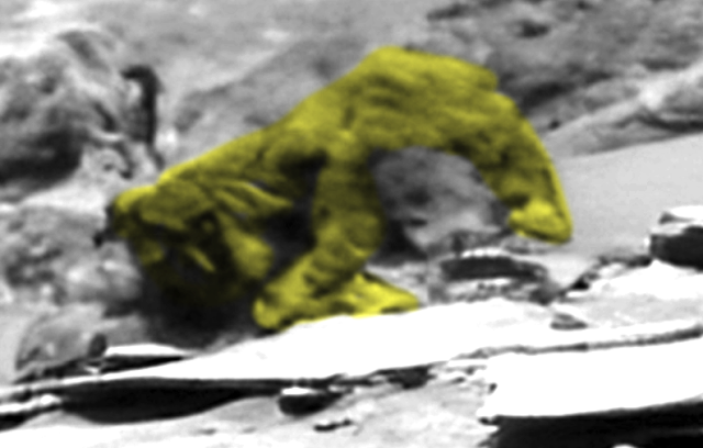 UFO SIGHTINGS DAILY: Ancient Statue Found On Mars In NASA Photo, Half ...