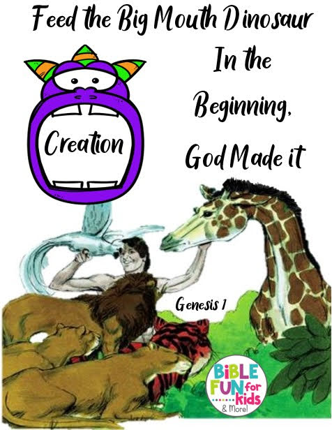 Feed the Dinosaur Creation Review Game | Bible Fun For Kids