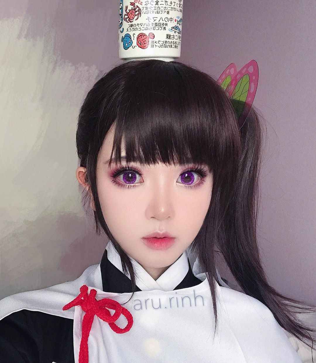 Kawaii!! Cosplayer Karakter Kanao Tsuyuri Kimetsu no Yaiba (Demon ...