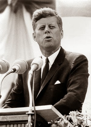 Avengers in Time: 1961, News: John F. Kennedy sworn in as US president