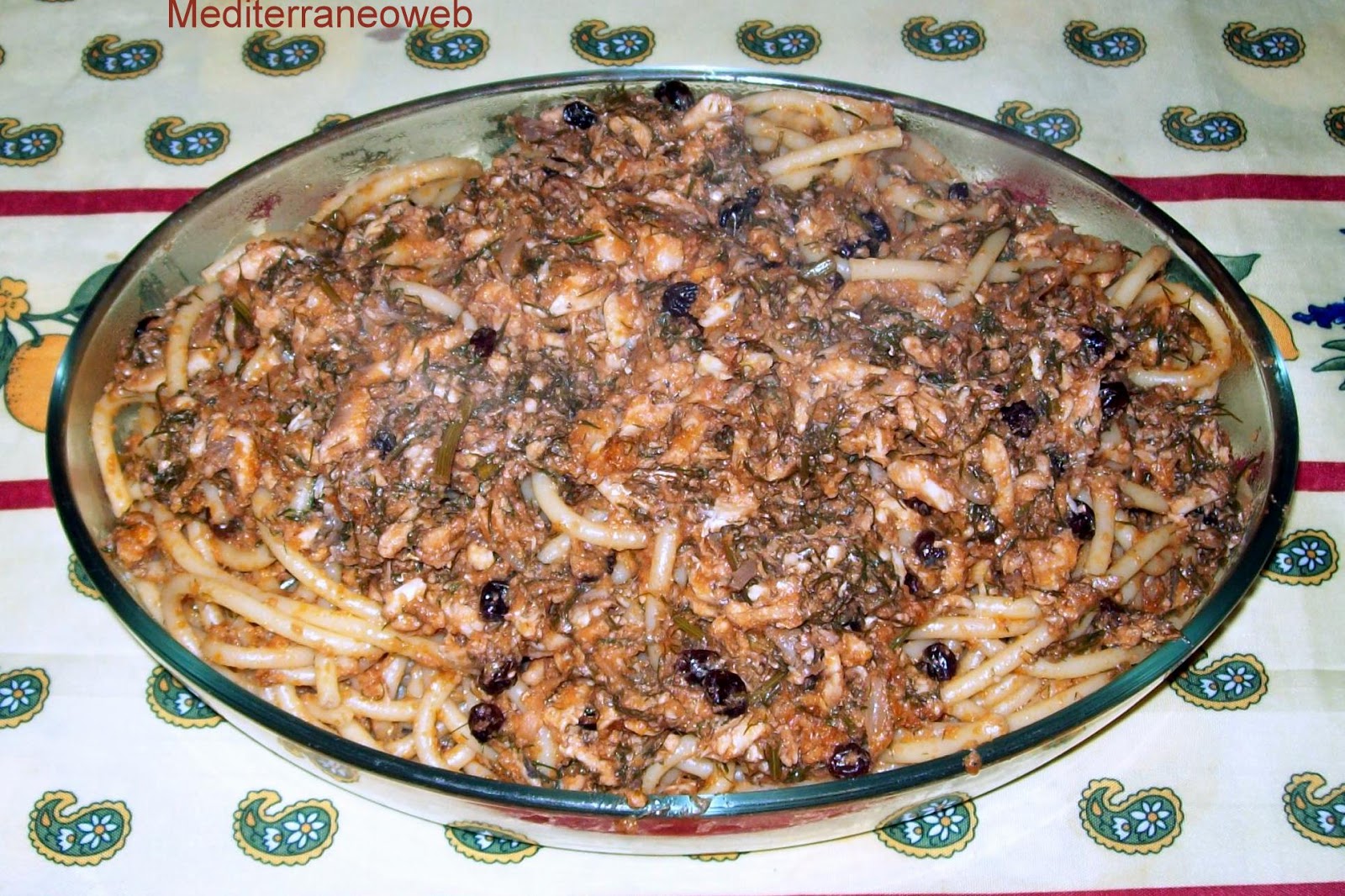 Pasta con le sarde "Gustosa" alla Trapanese
