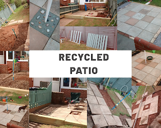 Recycled patio