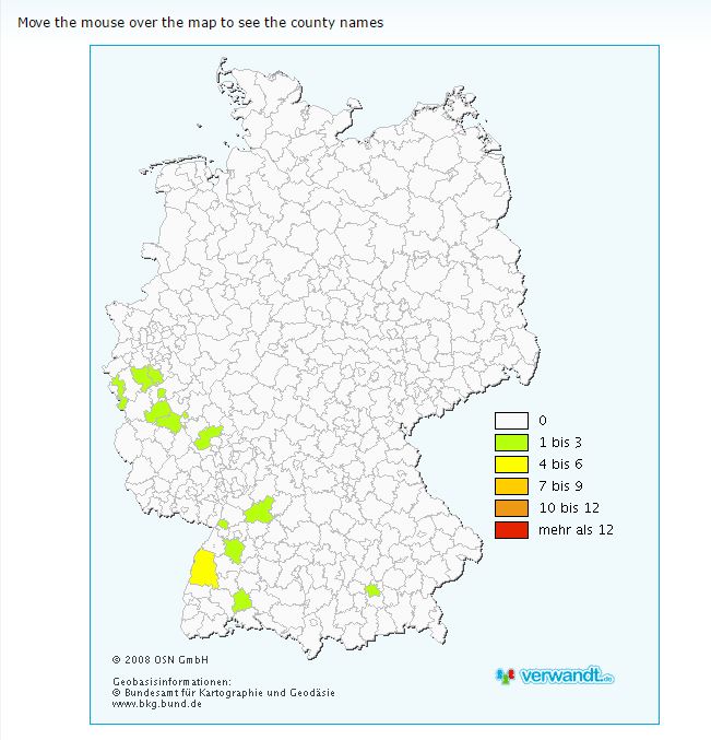 Miles' Genealogy Tips: German Research - Using Maps