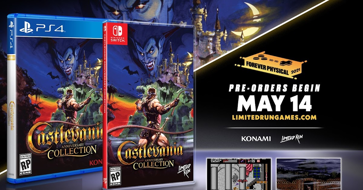 Castlevania Anniversary Collection (Switch) ganhará lançamento físico ...