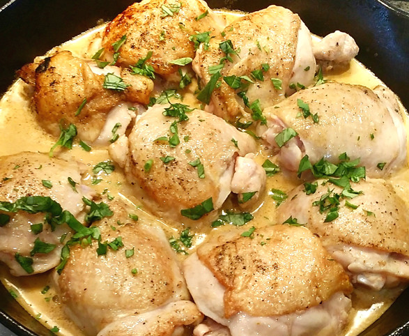 Pollo en leche de coco