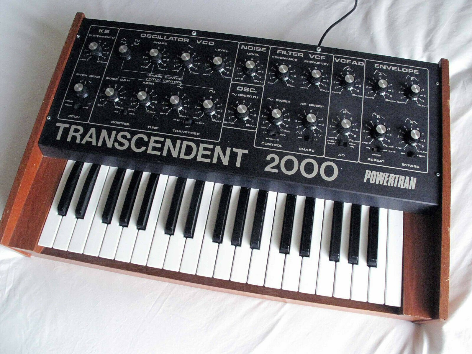 MATRIXSYNTH: IMMACULATE Powertran Transcendent 2000 Analogue Synth ...