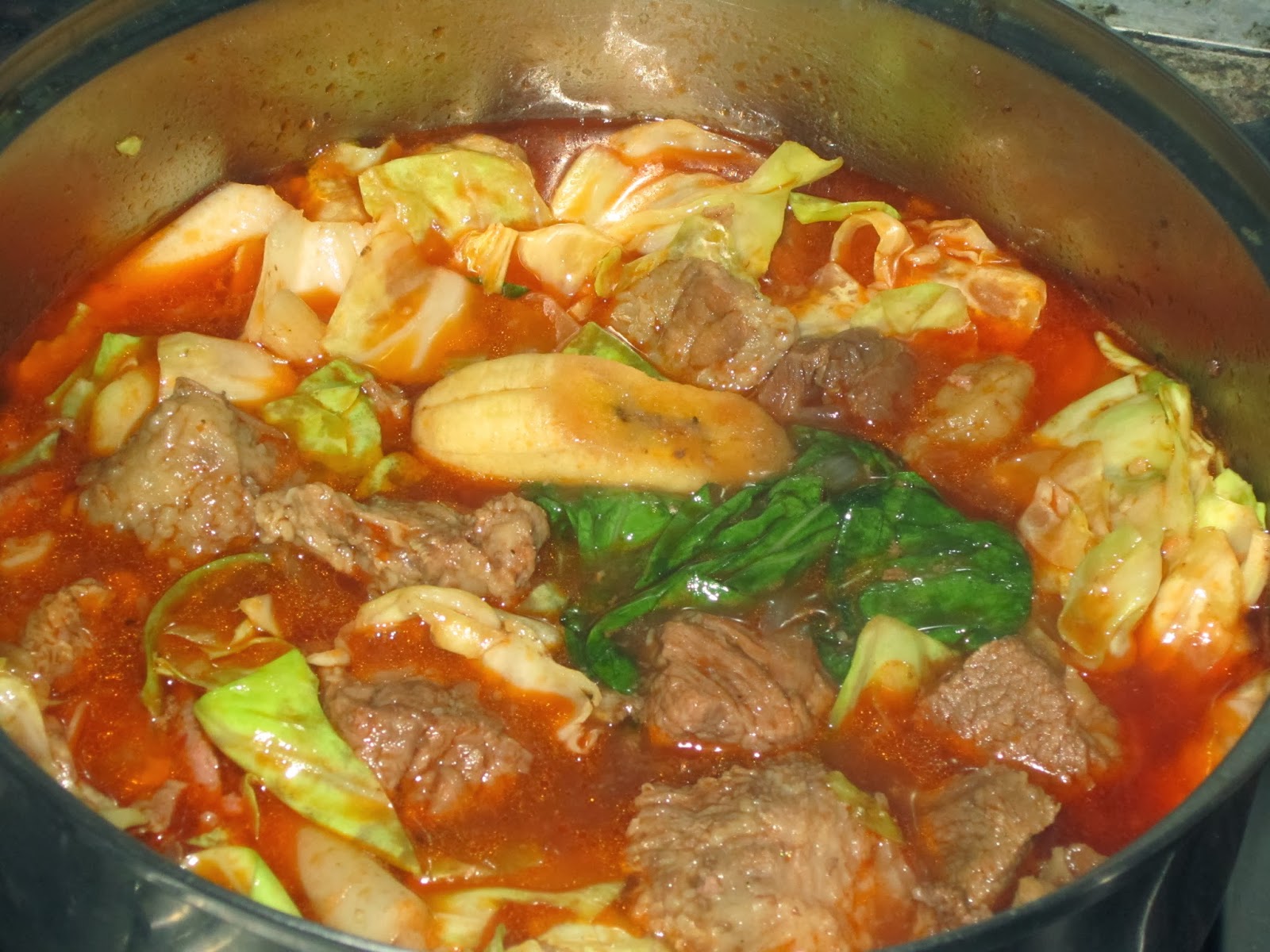 BEEF POCHERO with LONGANISANG AKLAN