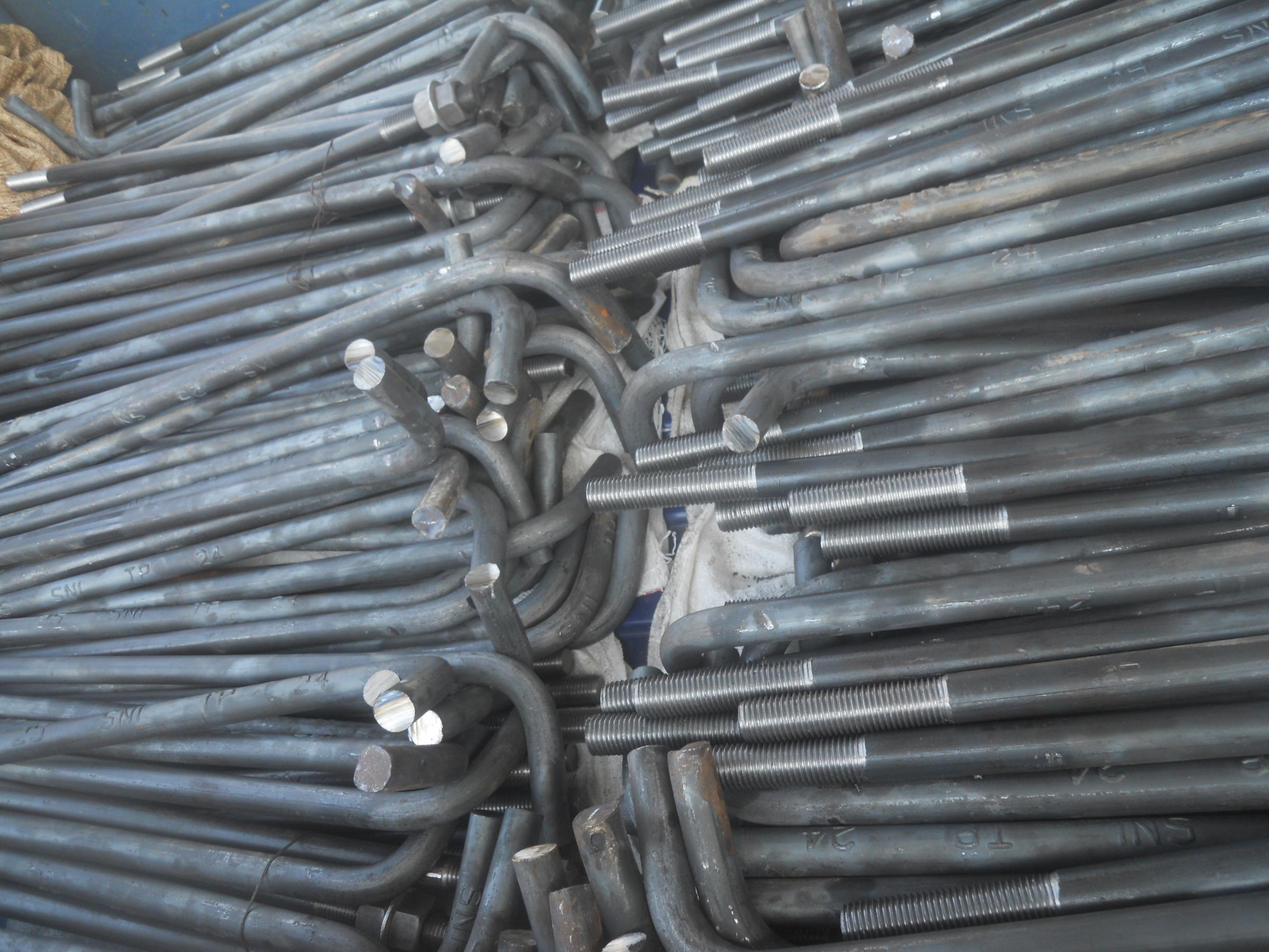 081211061975 Jual Angkur Bolt Tiang Pju - Angkur Bolt Pondasi Besi Baja