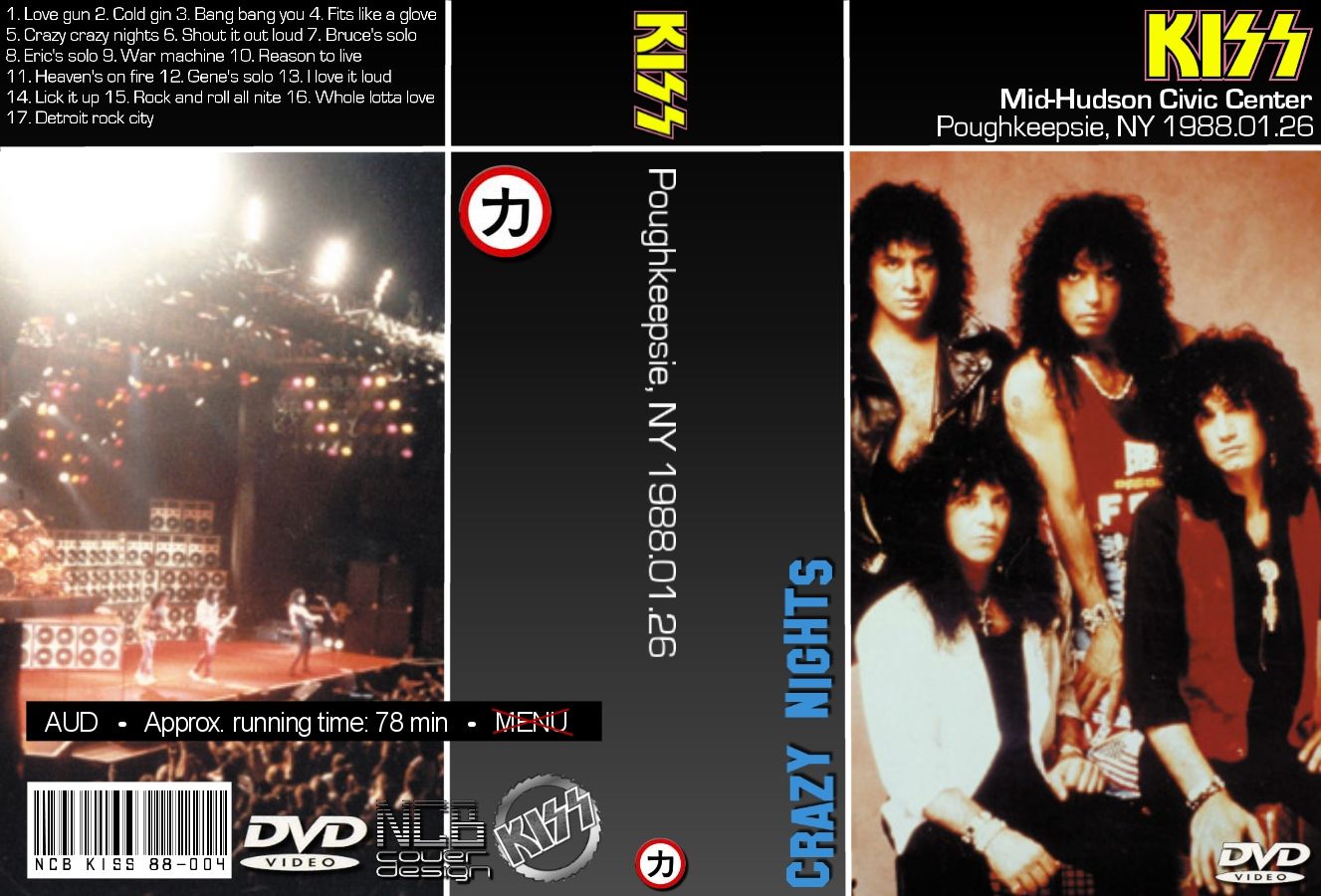 KISS Bootleg DVD Covers