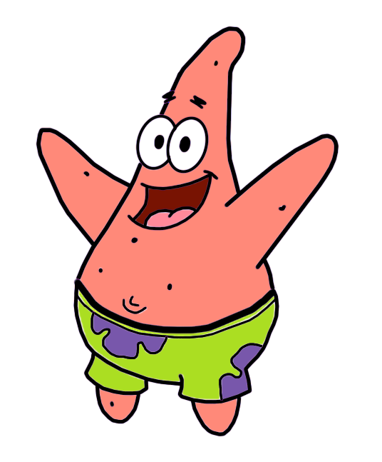 Art master: Patrick Star, Step to Step, Tutorial