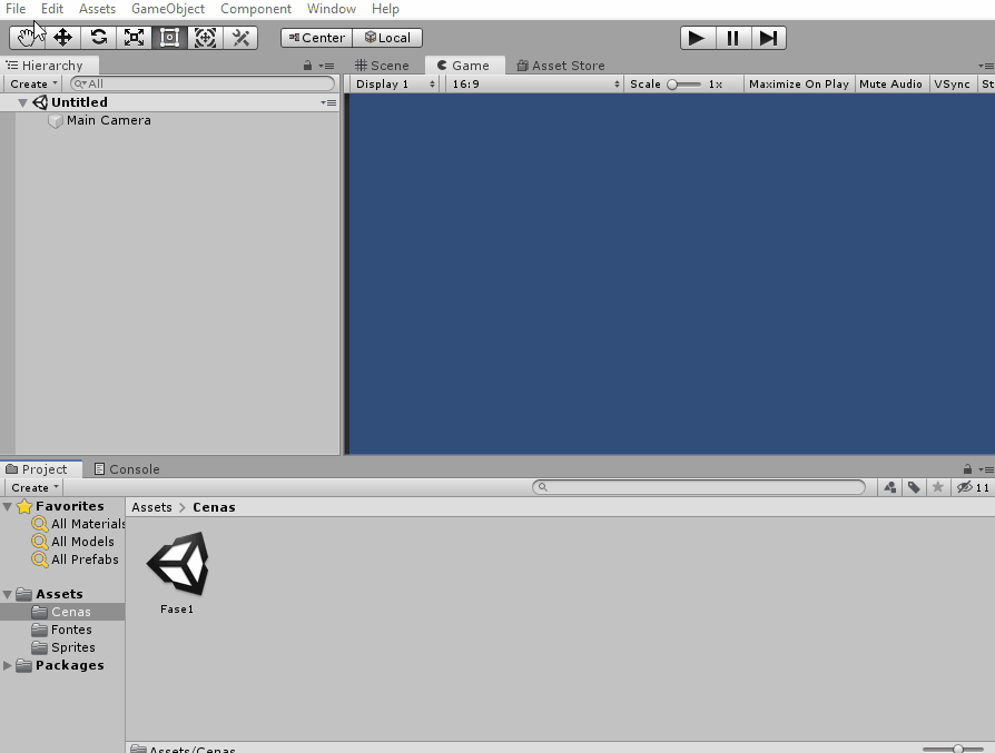 Transição de Fases (navegação entre Cenas) na Unity
