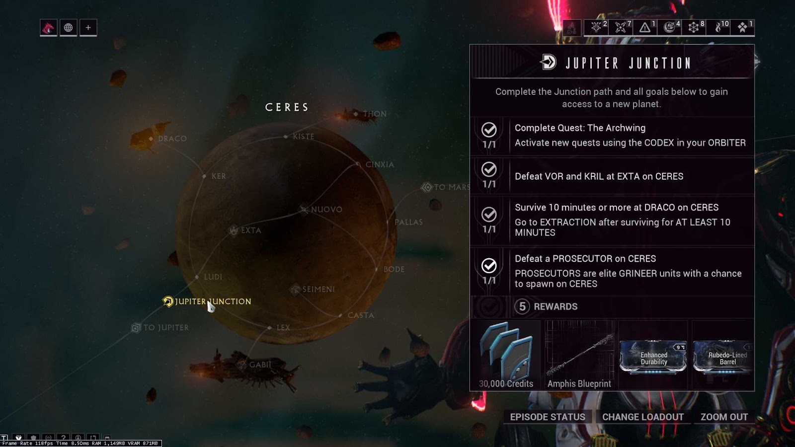 วิธีปลดล็อคดาว Jupiter (ดาวพฤหัสบดี) I Warframe Junction