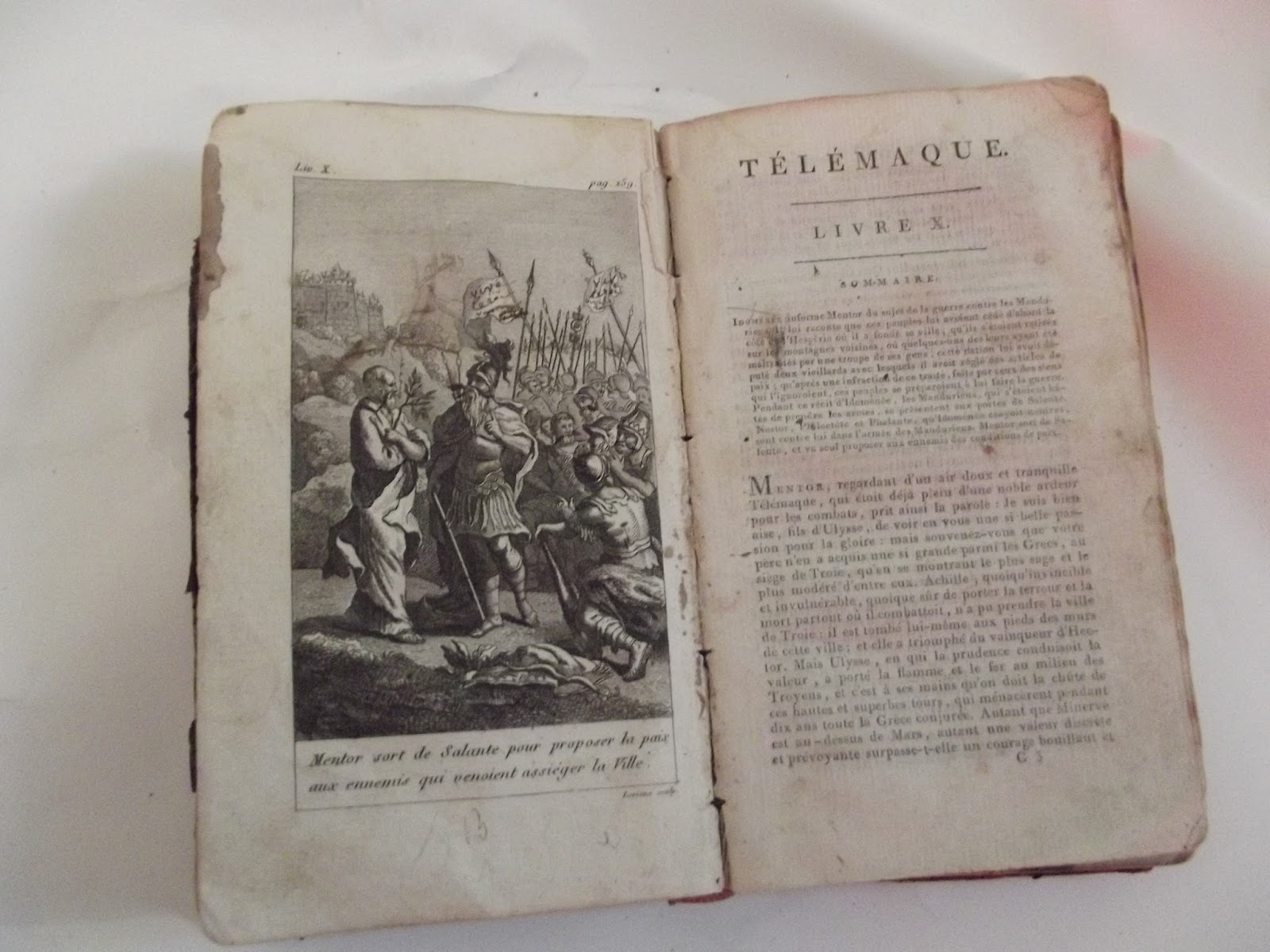 Livre ancien Les aventures de Télémaque tome Salignac de la Motte ...