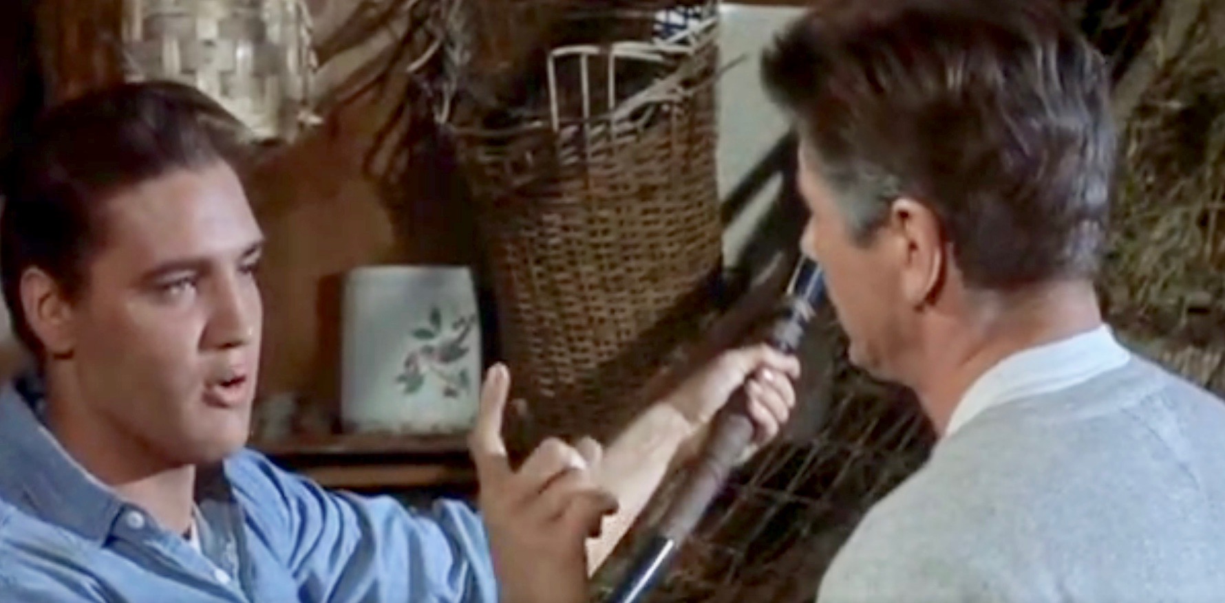 cult film freak: CHARLES BRONSON TRAINING ELVIS PRESLEY IN 'KID GALAHAD'