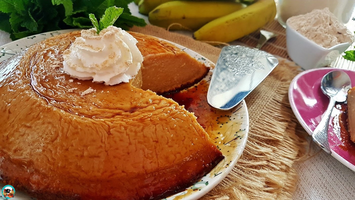 Flan de leche condensada y gofio - ¡Huele Bien!