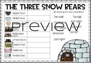 1st Grade Hip Hip Hooray!: The Three Snow Bears by Jan Brett