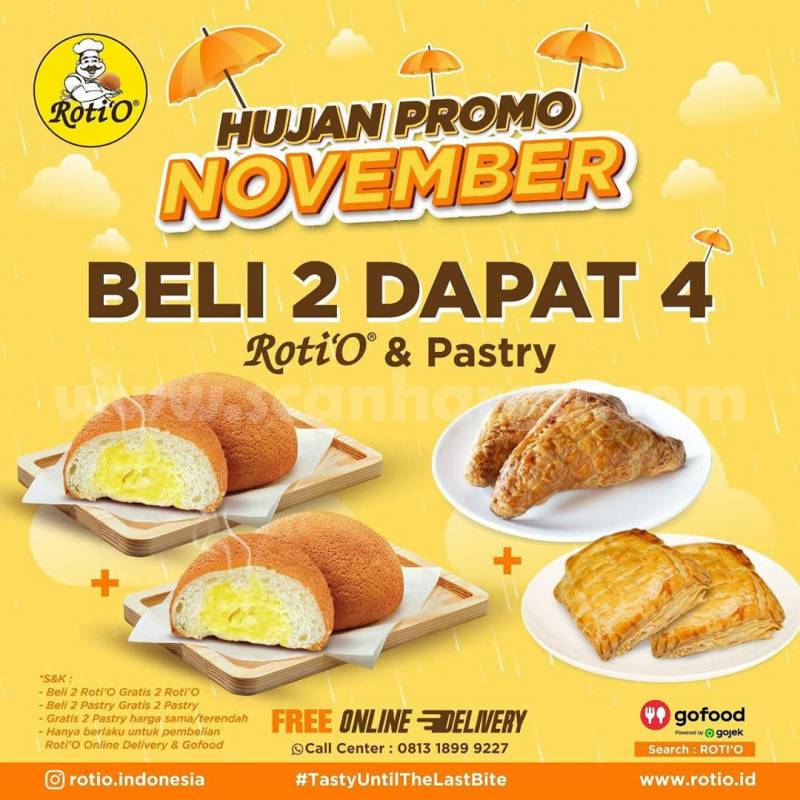 ROTI'O Promo Hujan NOVEMBER 2020 - scanharga