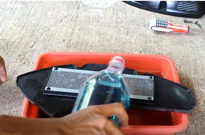 Cara Aman Membersihkan Filter Udara Motor Injeksi Tanpa Kompresor ...