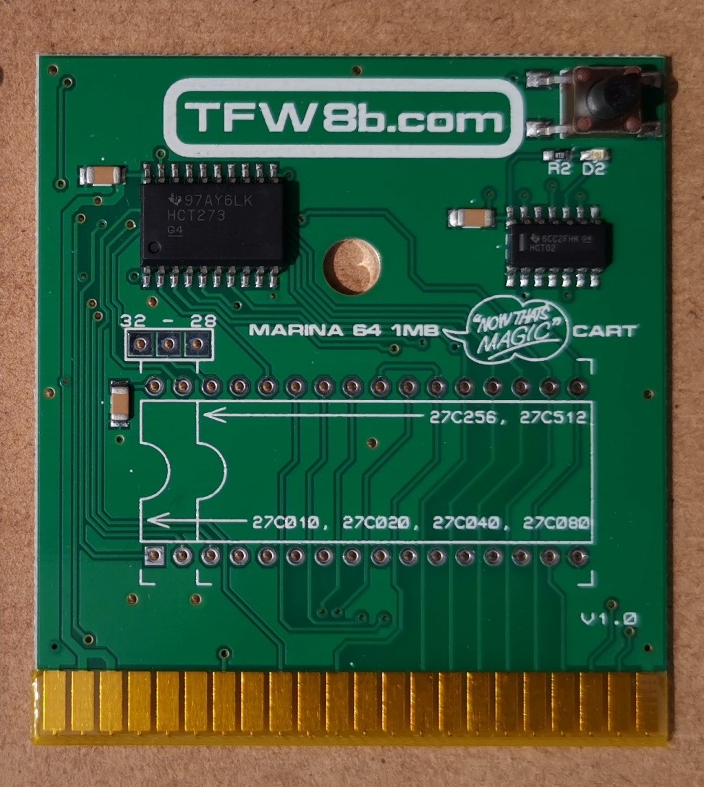 Tynemouth Software: Marina64 1MB Banked ROM Cartridge for C64