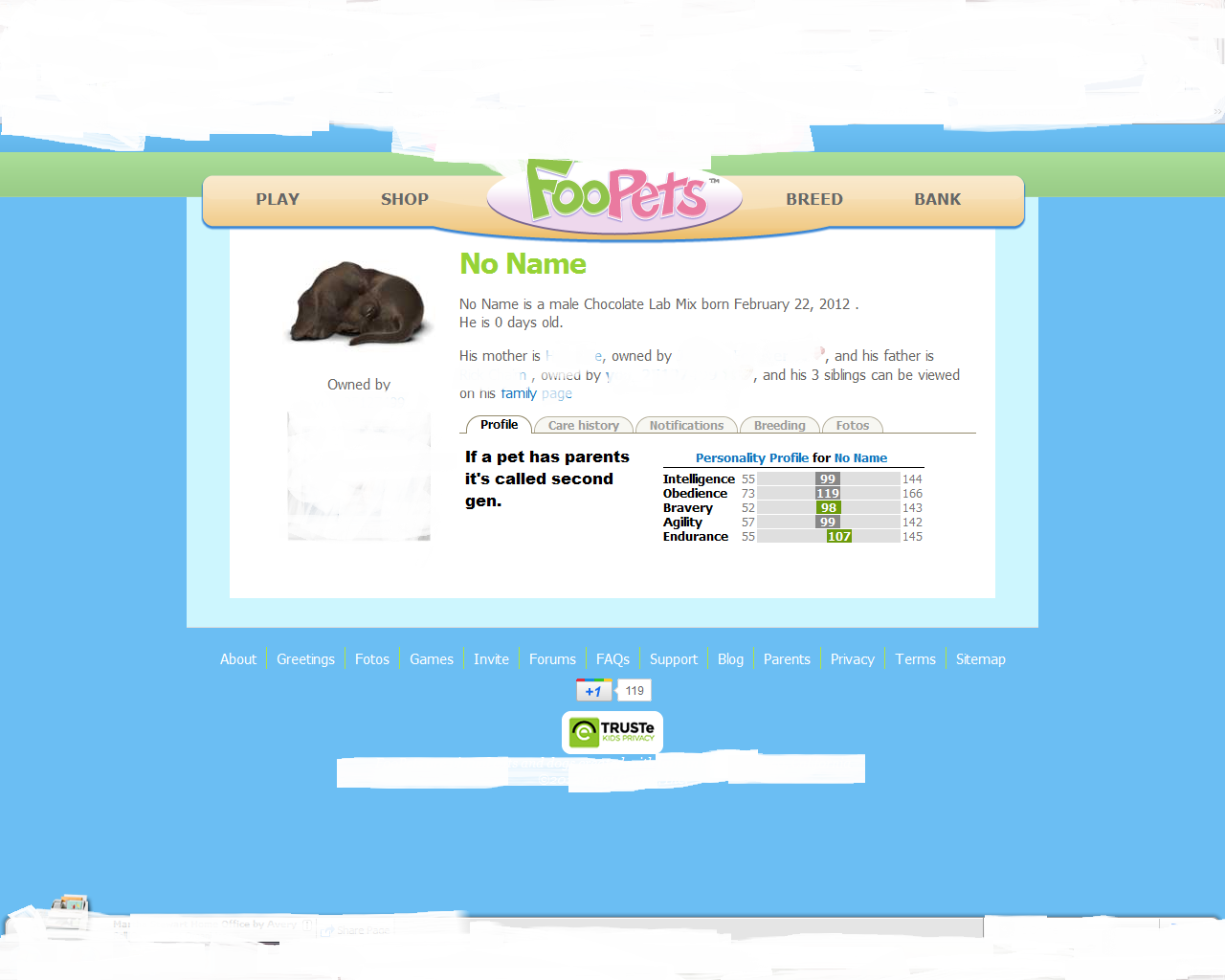 My Game Reviews: Foopets - Review