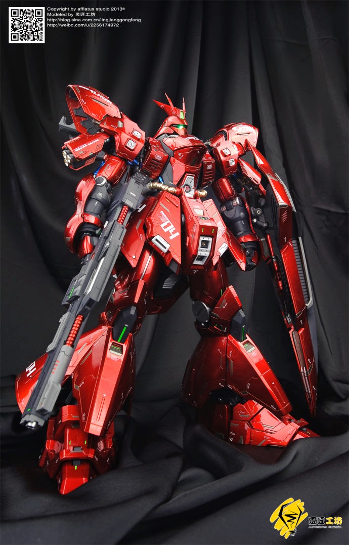 GUNDAM GUY: Neo Grade 1/60 Sazabi (Garage Kit) - Customized Build