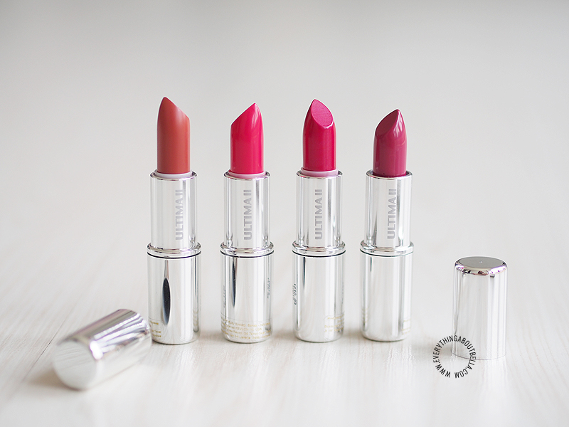 Ultima Ii Delicate Lipstick And Delicate Blush Review Swatches