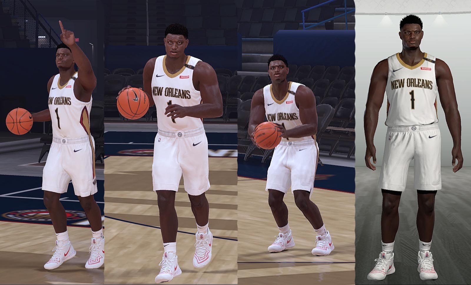ZION WILLIAMSON SUPER MUSCLE BY YANGFUGUI [FOR 2K19]