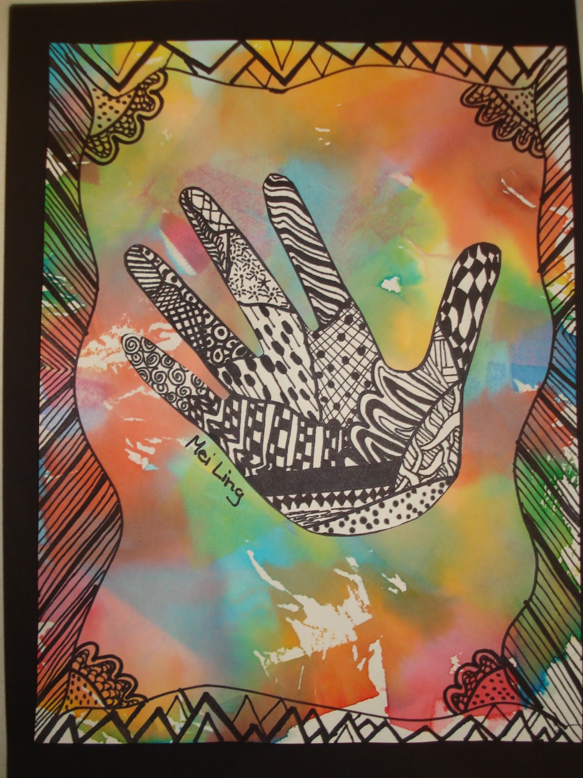 COLOR for EVERYONE: 5th Grade Zentangles